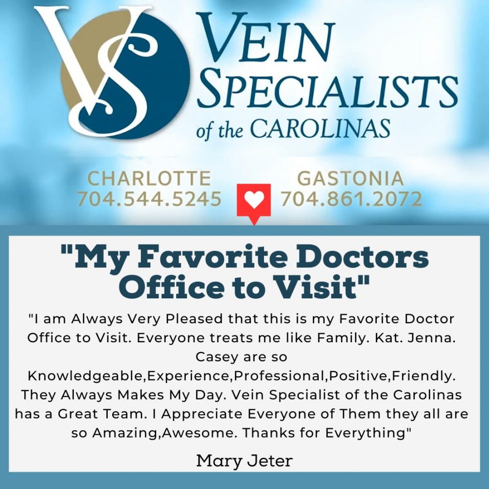 5 Star Review: "Favorite Doctor's Office To Visit" - Vein Specialists ...