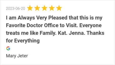 5 Star Review: "Favorite Doctor's Office To Visit" - Vein Specialists ...