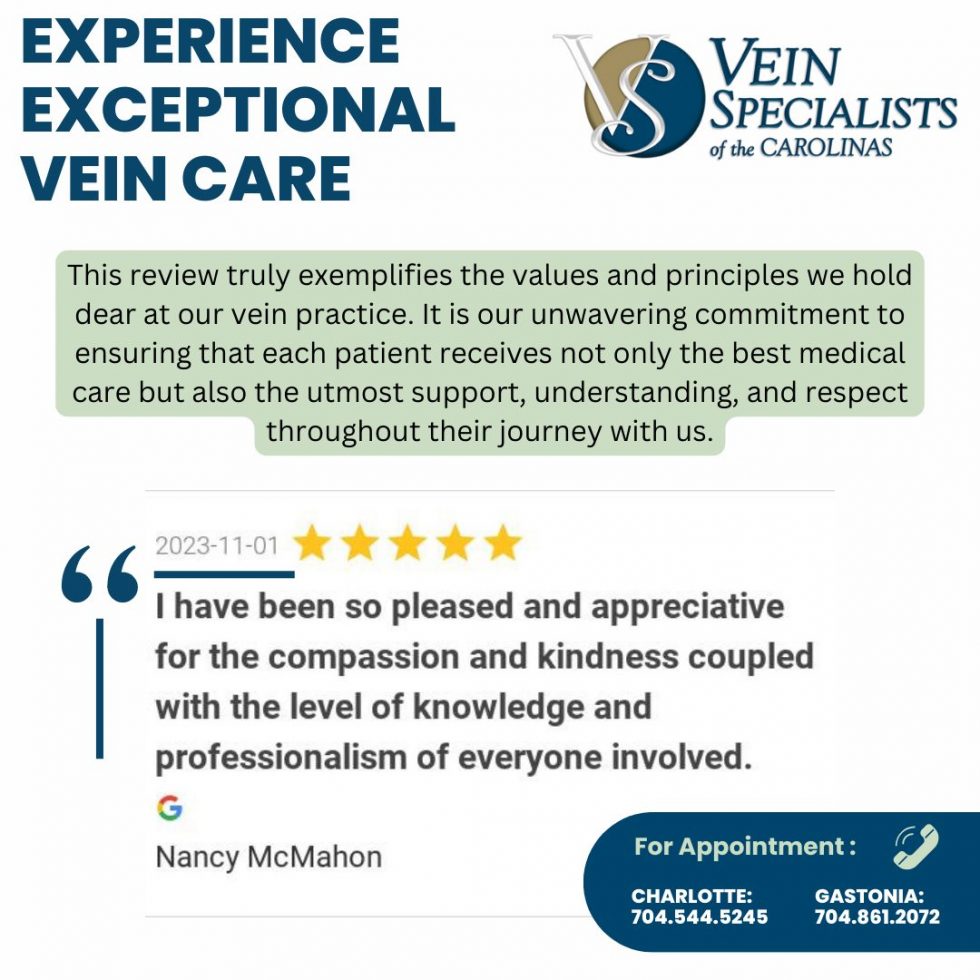 5-Star "Top Hat Review!" - Vein Specialists of the Carolinas