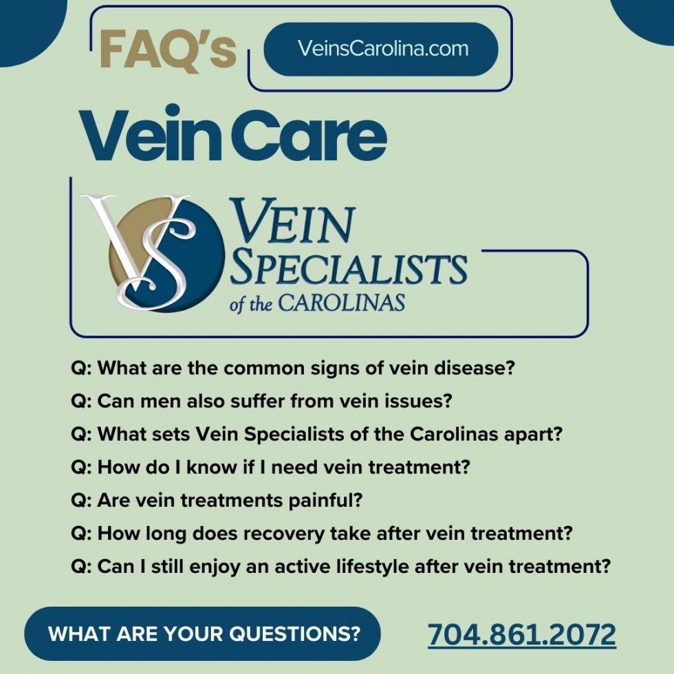 Unveiling the Vein Care FAQs! - Vein Specialists of the Carolinas